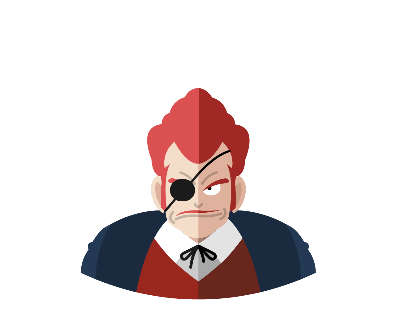 Dragon Ball’s Commander Red Flat Icon & Avatar • Yoolk • Digital Ninja