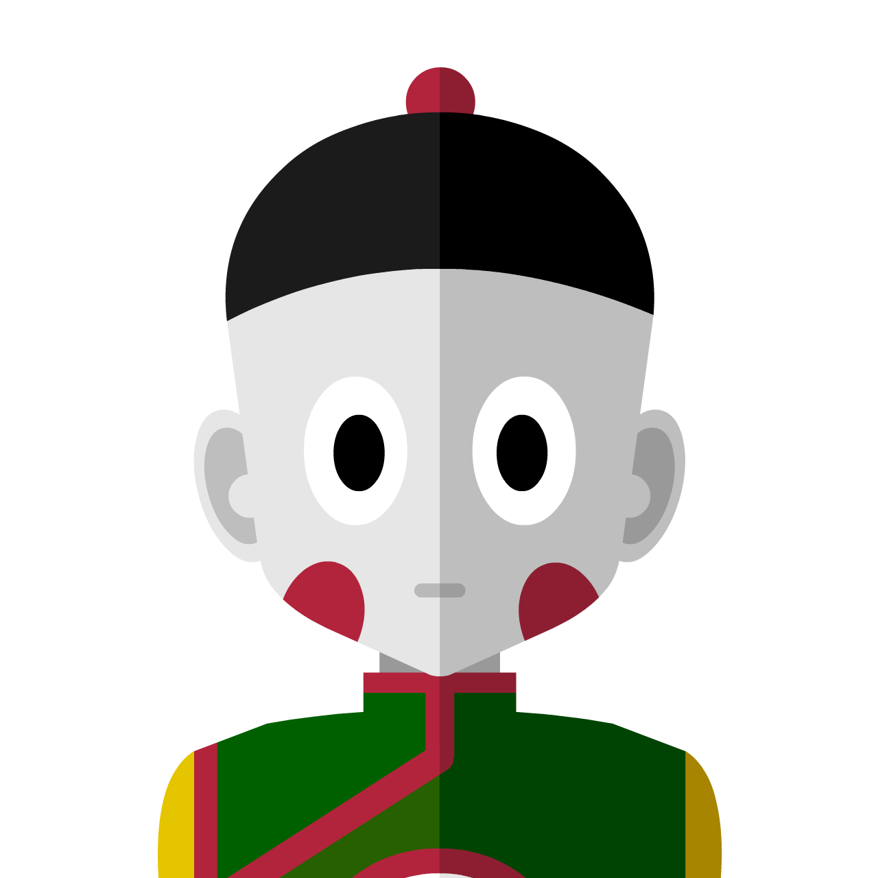 Dragon Ball’s Chaozu Flat Icon & Avatar • Yoolk • Digital Ninja