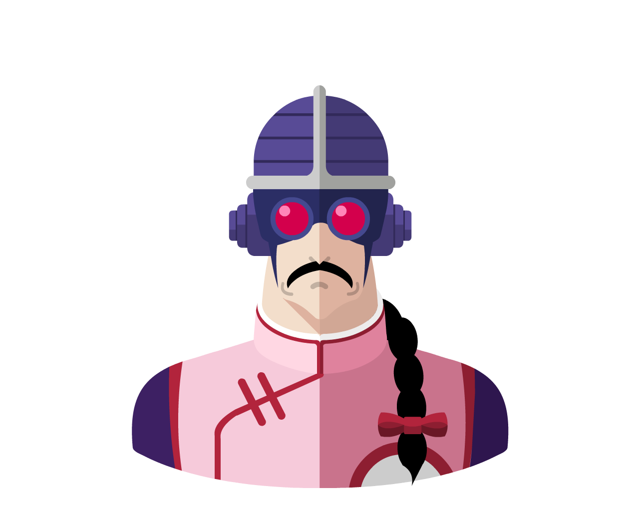 Dragon Ball’s Taopaipai (Cyborg) Flat Icon & Avatar • Yoolk • Digital Ninja