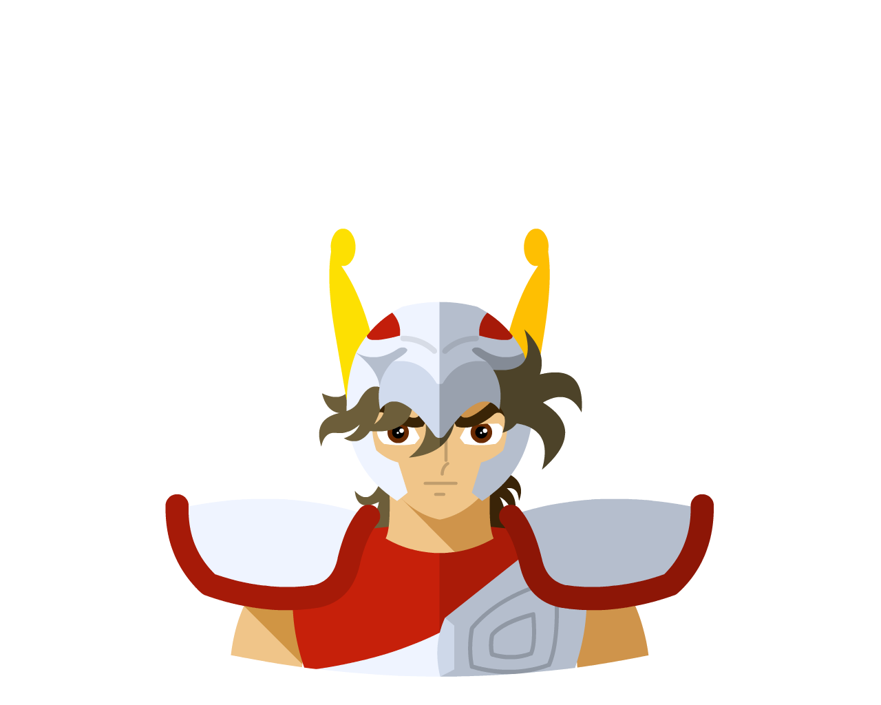 Saint Seiya’s Pegasus Flat Icon & Avatar • Yoolk • Digital Ninja