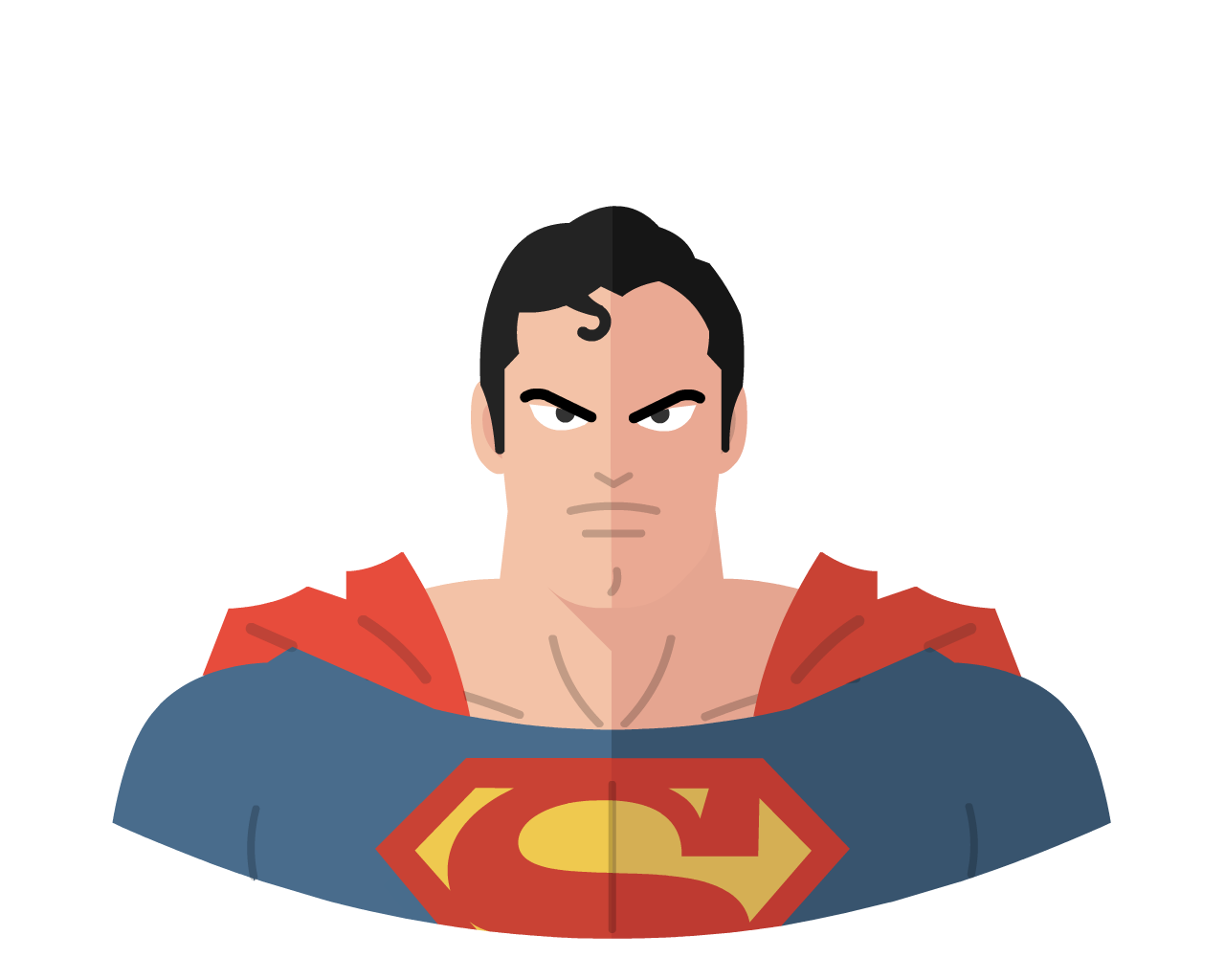 DC's Superman Flat Icon & Avatar • Yoolk • Digital Ninja