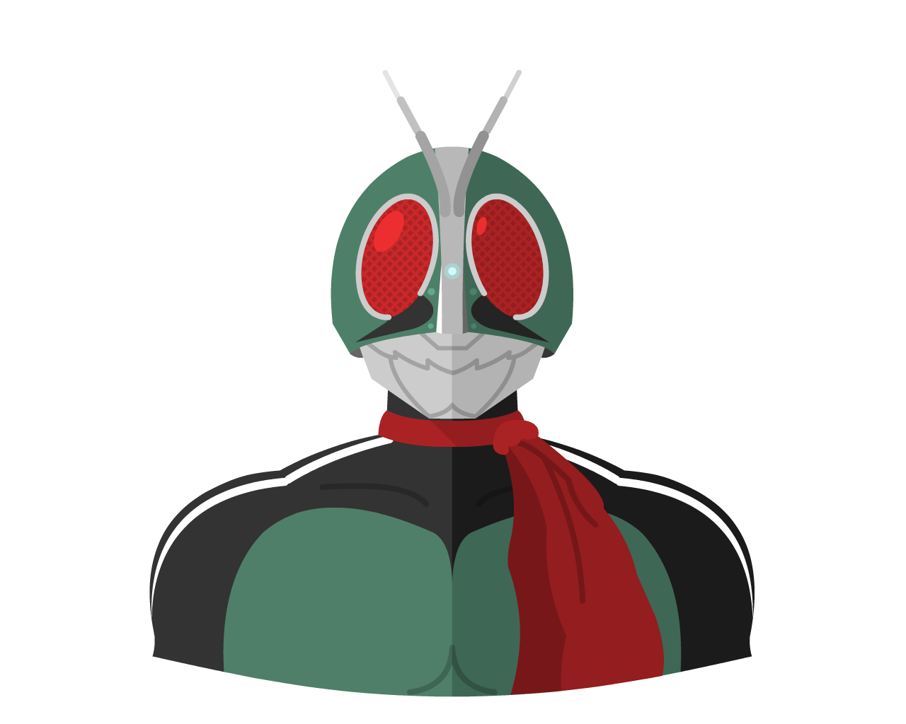 Tokusatsu’s Kamen Rider Flat Icon & Avatar • Yoolk • Digital Ninja