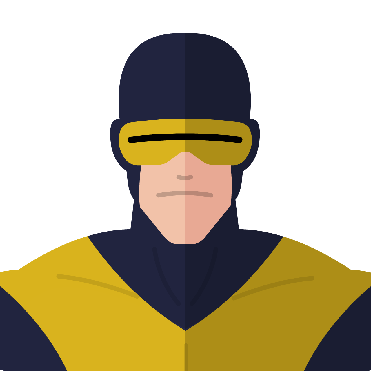 Marvel’s Cyclops Flat Icon & Avatar • Yoolk • Digital Ninja