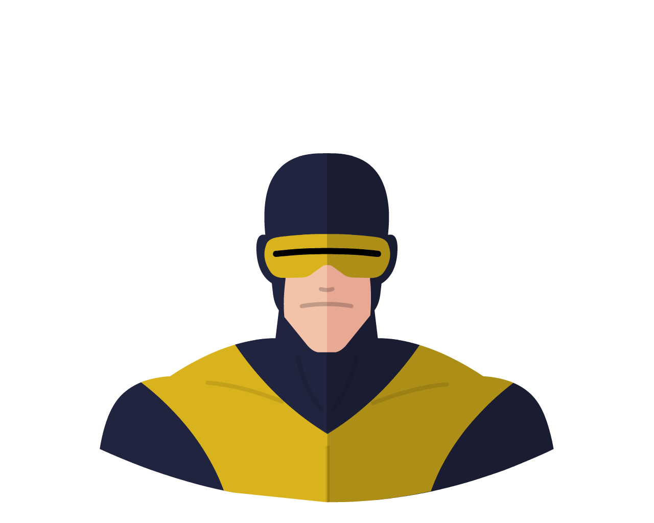 Marvel’s Cyclops Flat Icon & Avatar • Yoolk • Digital Ninja