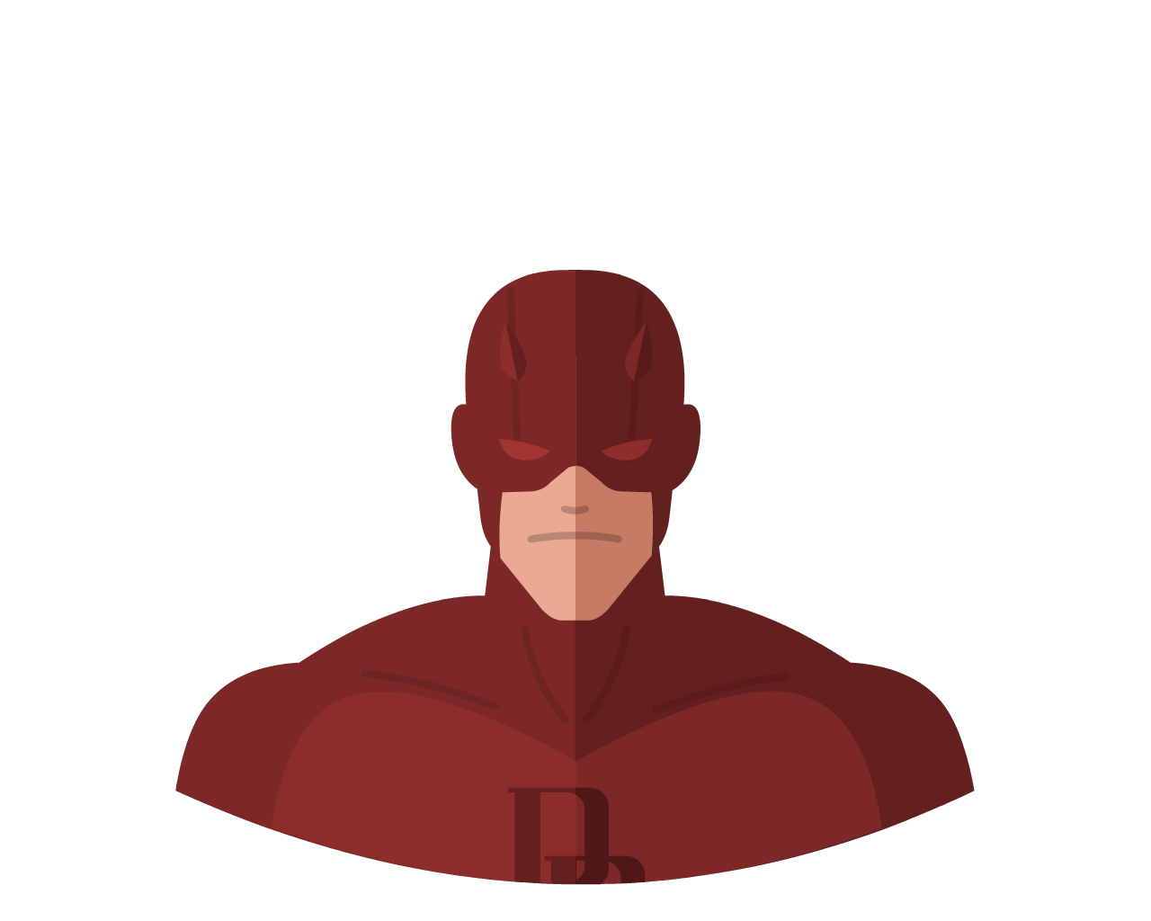 Marvel’s Daredevil Flat Icon & Avatar • Yoolk • Digital Ninja