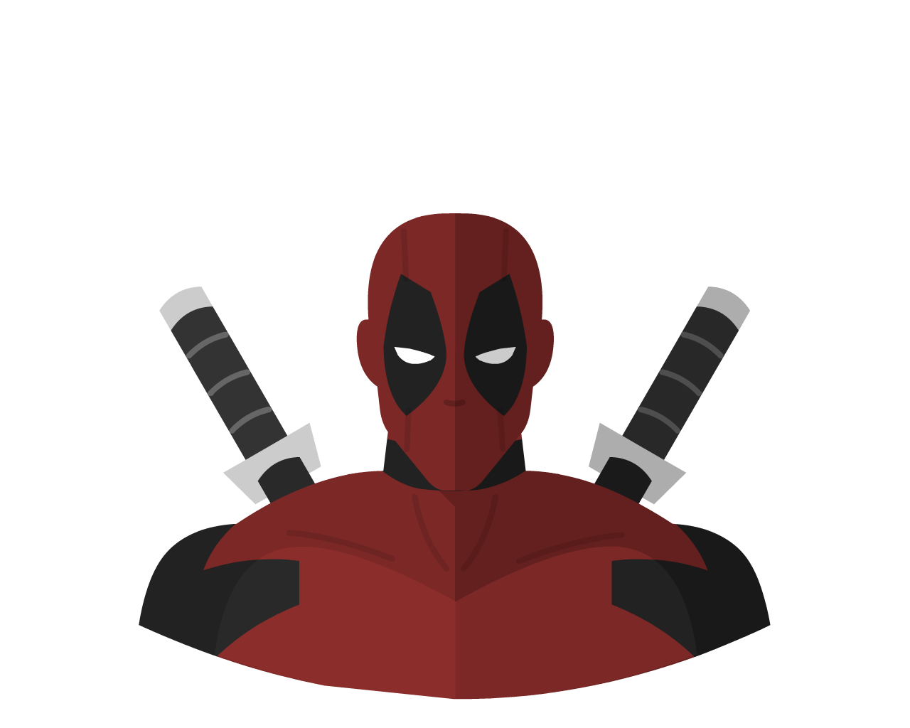 Marvel’s DeadPool Flat Icon & Avatar • Yoolk • Digital Ninja