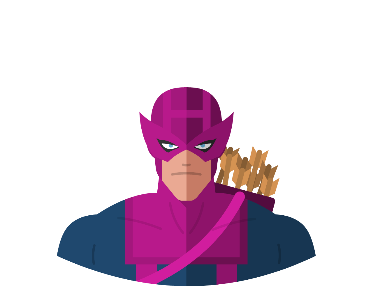 Marvel’s Hawkeye Flat Icon & Avatar • Yoolk • Digital Ninja