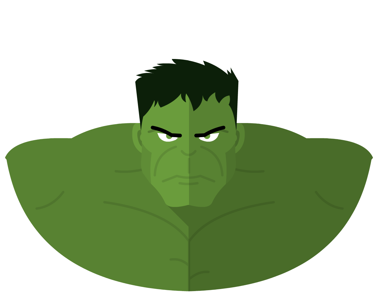 Marvel’s Hulk Flat Icon & Avatar • Yoolk • Digital Ninja