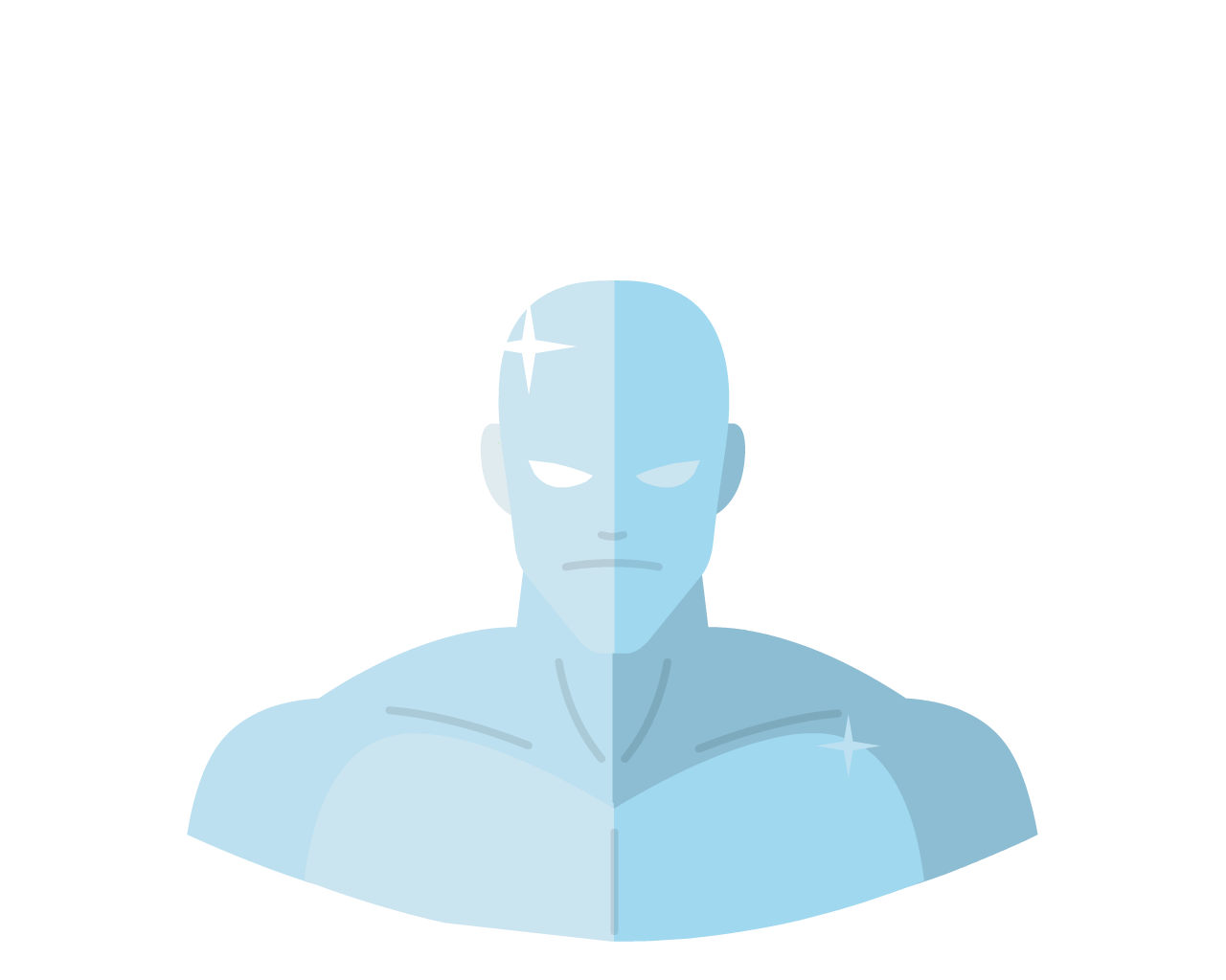 Marvel’s Iceman Flat Icon & Avatar • Yoolk • Digital Ninja