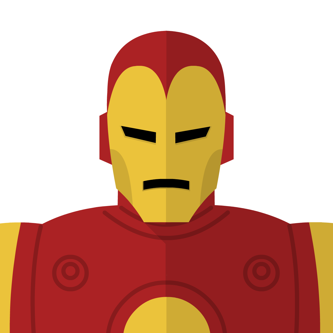 Marvel’s Iron Man Flat Icon & Avatar • Yoolk • Digital Ninja