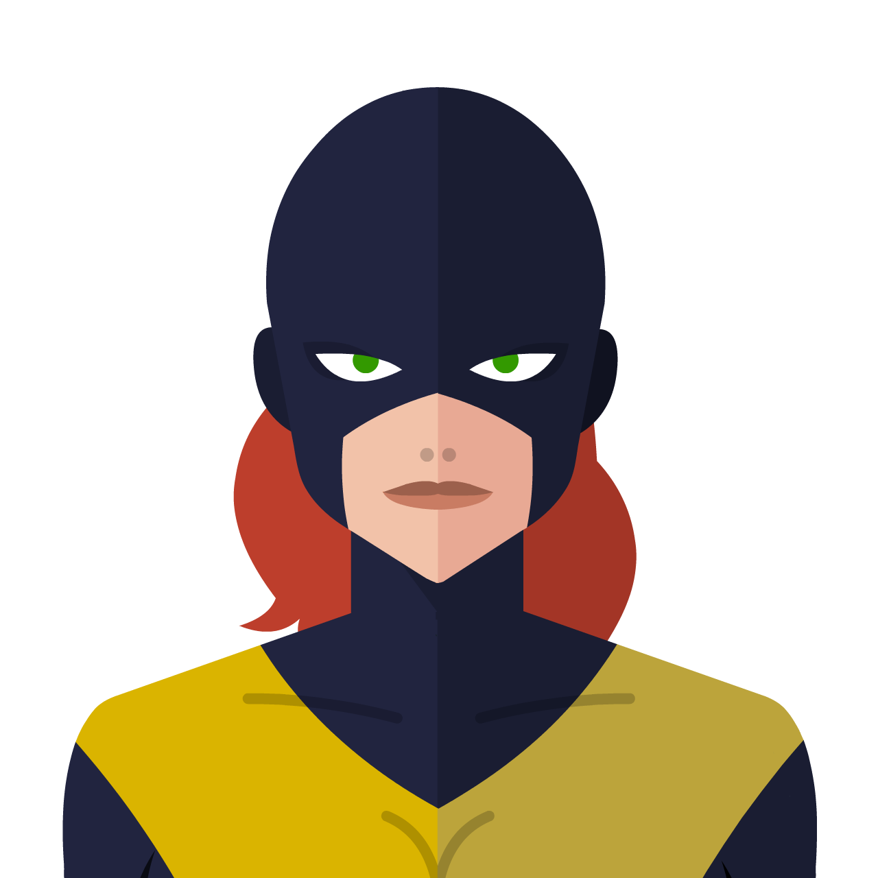 Marvel’s Marvel Girl Flat Icon & Avatar • Yoolk • Digital Ninja