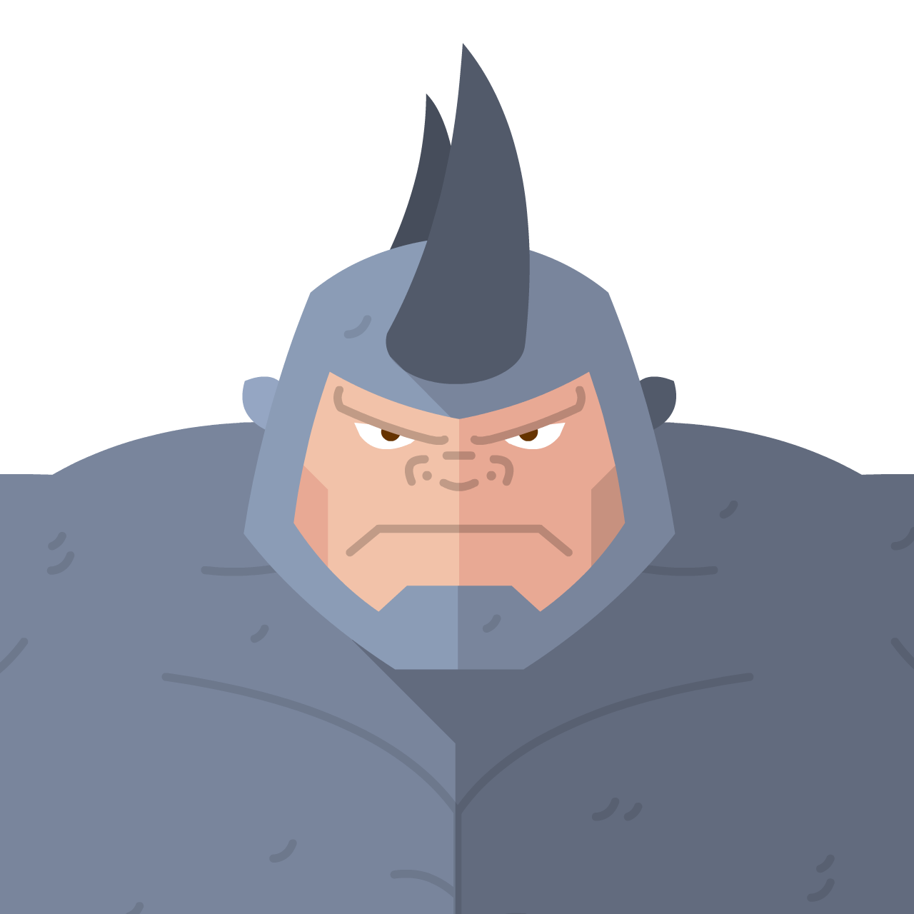 Marvel’s Rhino Flat Icon & Avatar • Yoolk • Digital Ninja