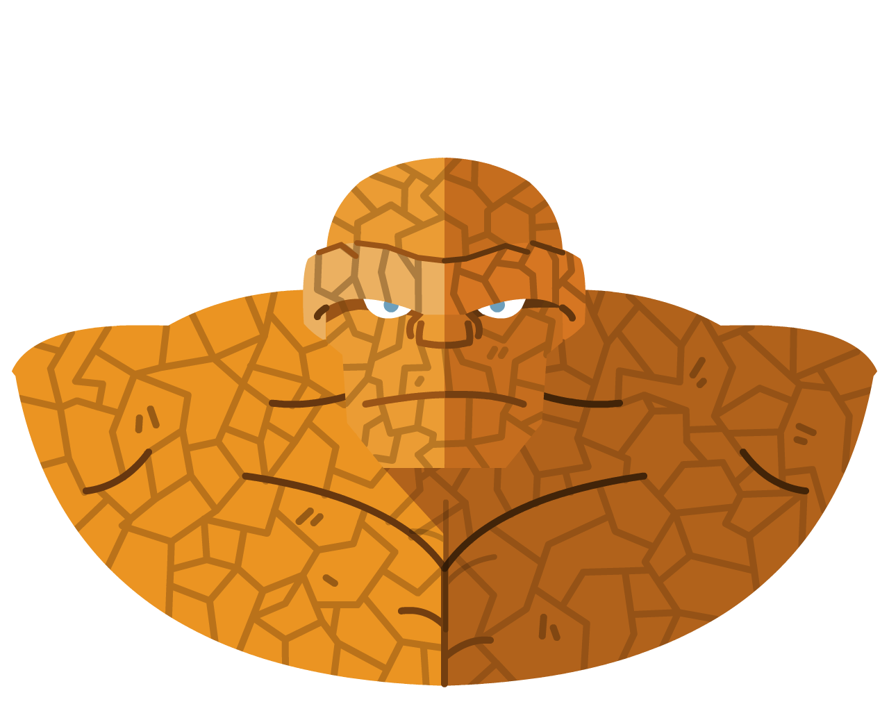 Marvel’s The Thing Flat Icon & Avatar • Yoolk • Digital Ninja