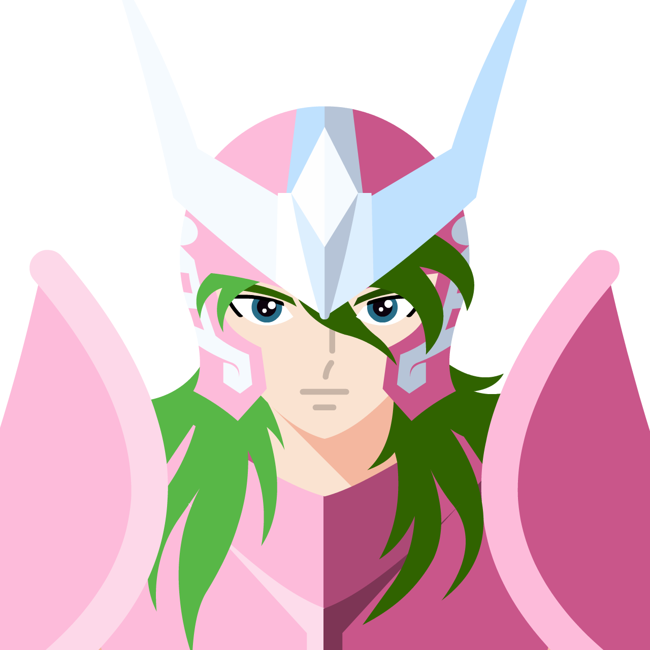 Saint Seiya’s Andromeda Flat Icon & Avatar • Yoolk • Digital Ninja