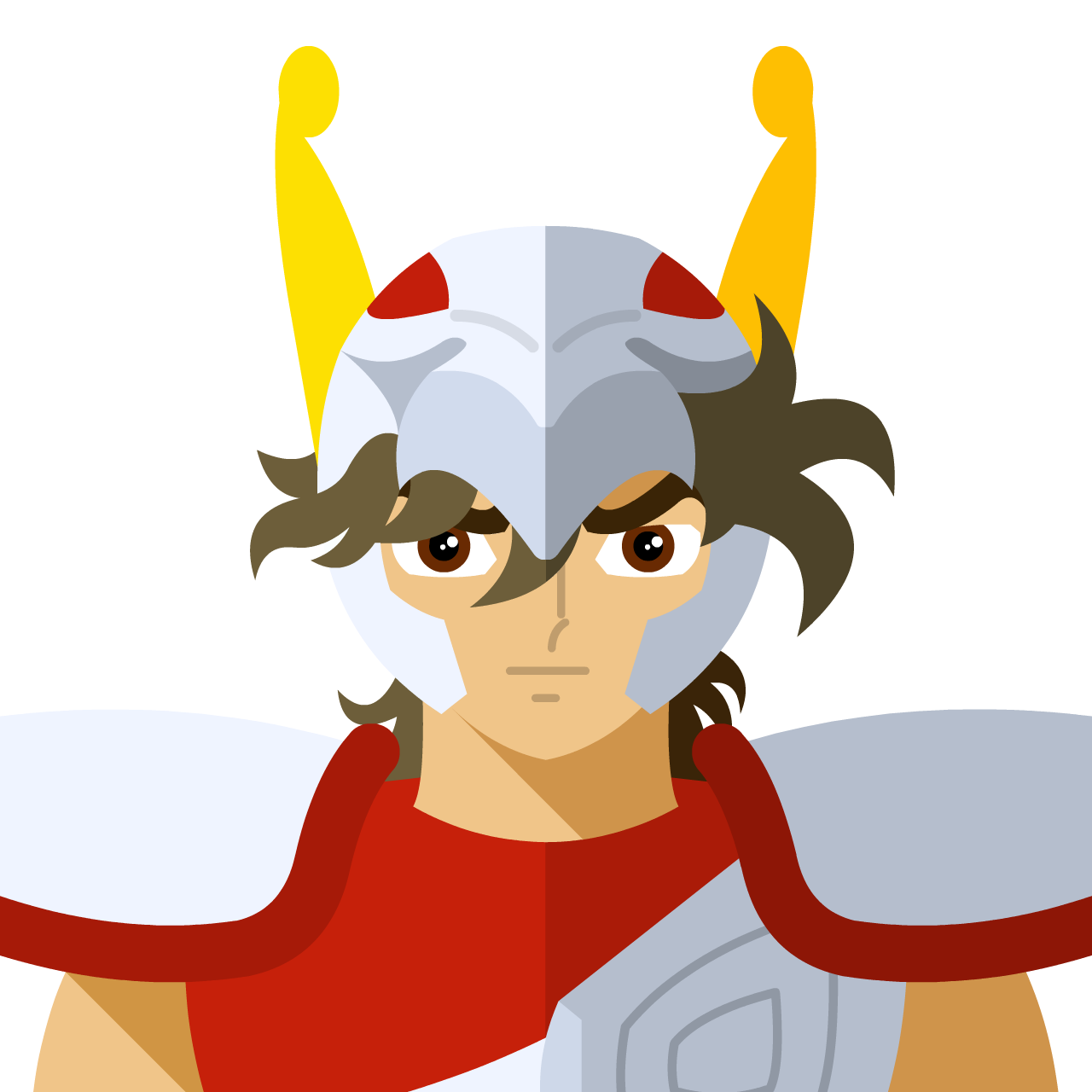 Saint Seiya’s Pegasus Flat Icon & Avatar • Yoolk • Digital Ninja