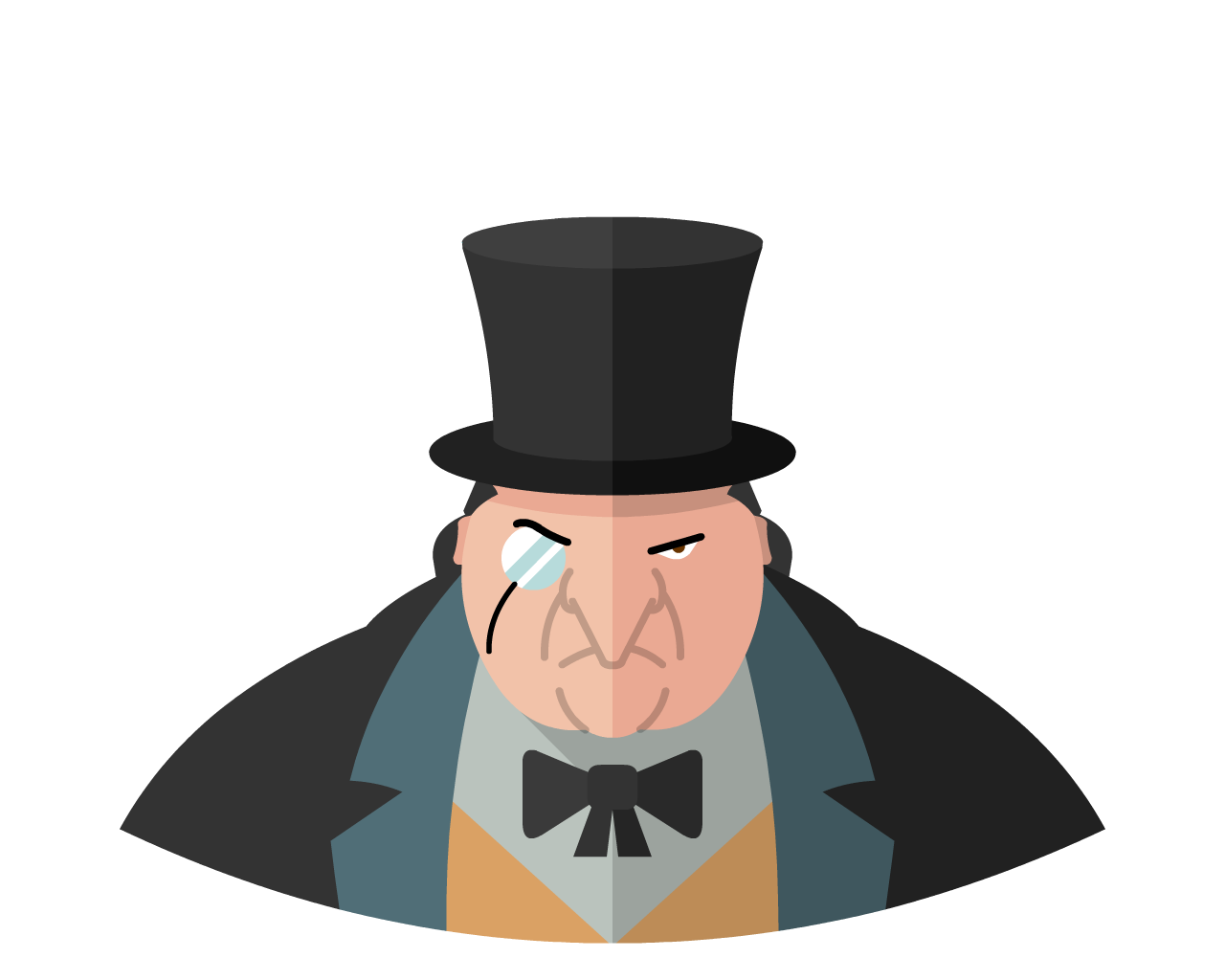 DC's Penguin Flat Icon & Avatar • Yoolk • Digital Ninja