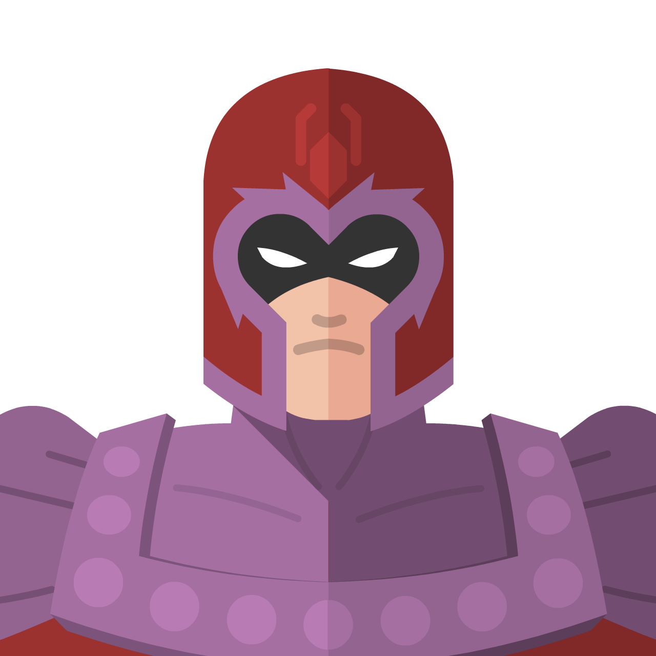 Marvel’s Magneto Flat Icon & Avatar • Yoolk • Digital Ninja