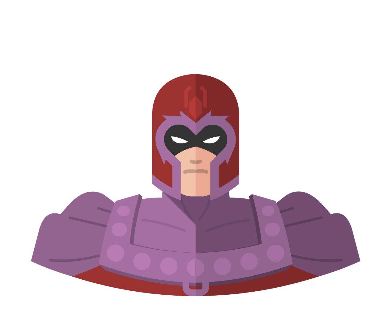 Marvel’s Magneto Flat Icon & Avatar • Yoolk • Digital Ninja