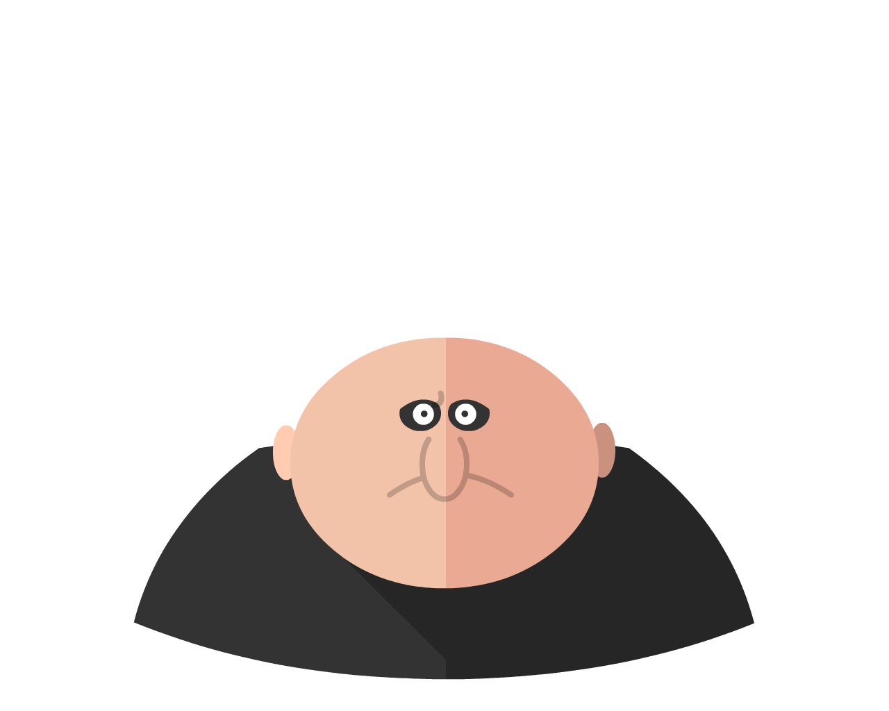 Adams Family's Fester Flat Icon & Avatar • Yoolk • Digital Ninja