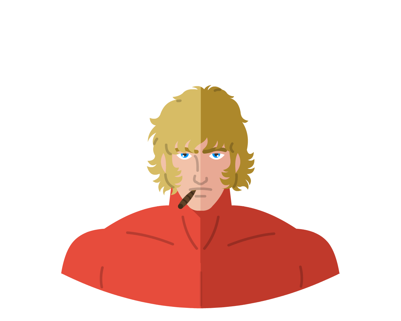 Cobra's Joe Gillian flat icon avatar • Yoolk • Digital Ninja