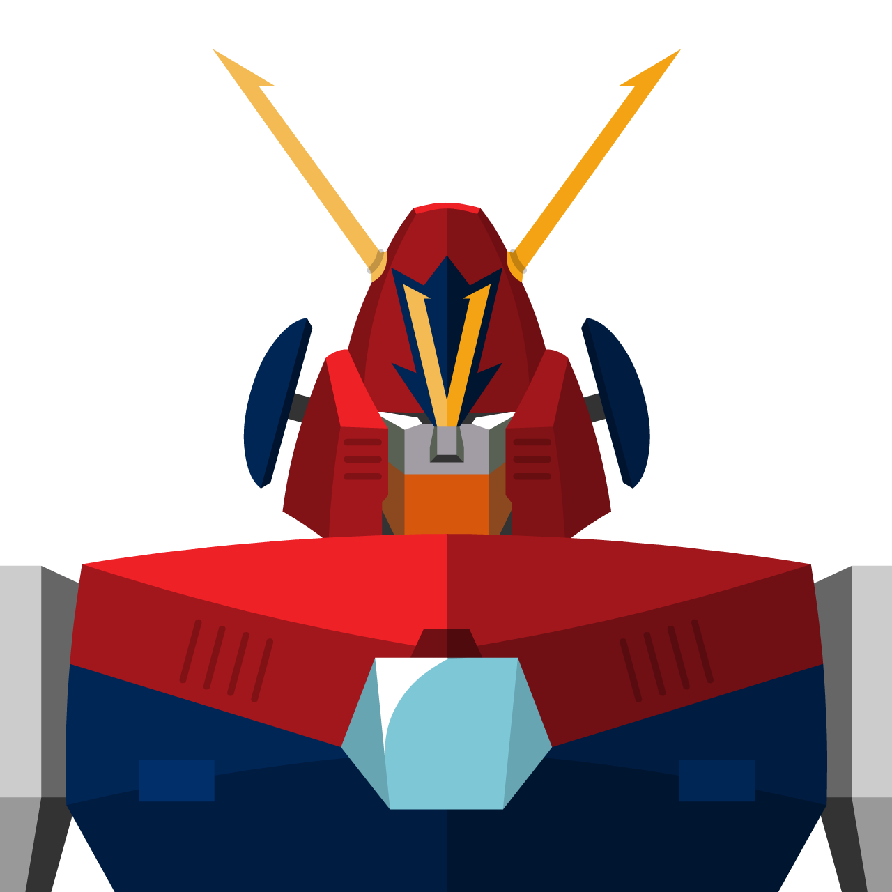 Combattler V Flat Icon & Avatar • Yoolk • Digital Ninja