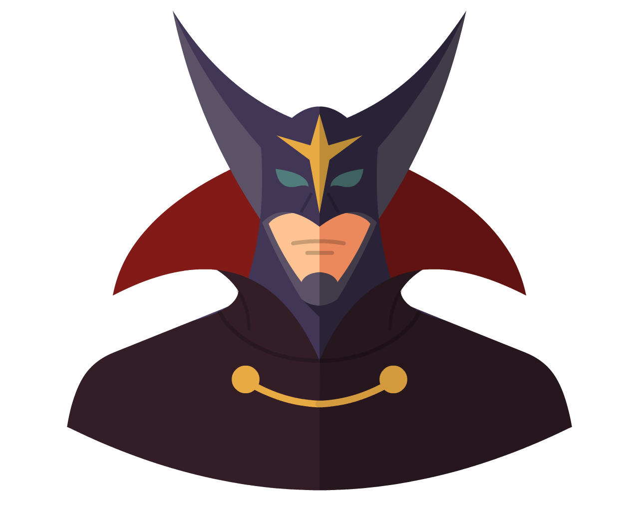 Gatchaman’s Berg Katse Flat Icon & Avatar • Yoolk • Digital Ninja