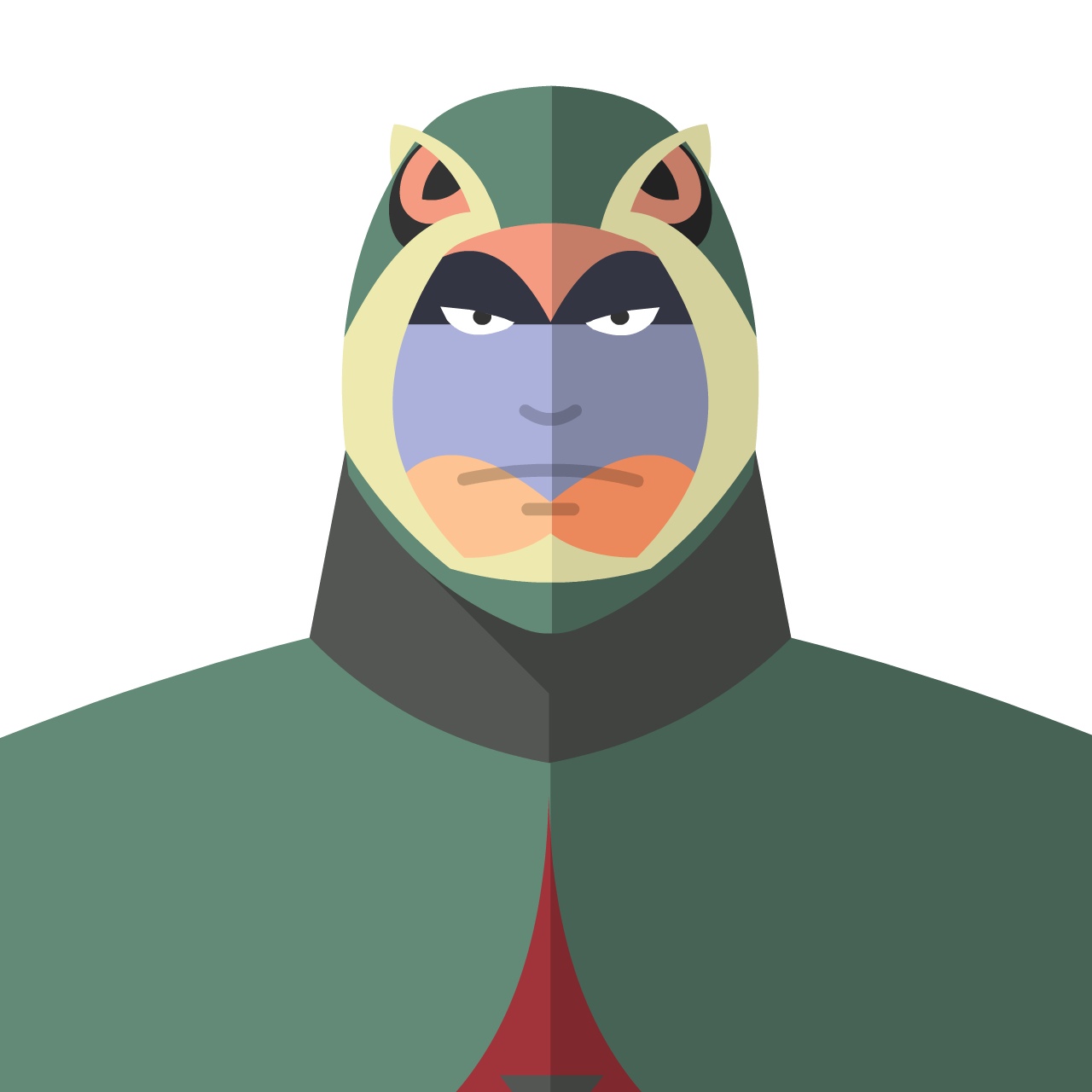 Gatchaman’s Owl Flat Icon & Avatar • Yoolk • Digital Ninja