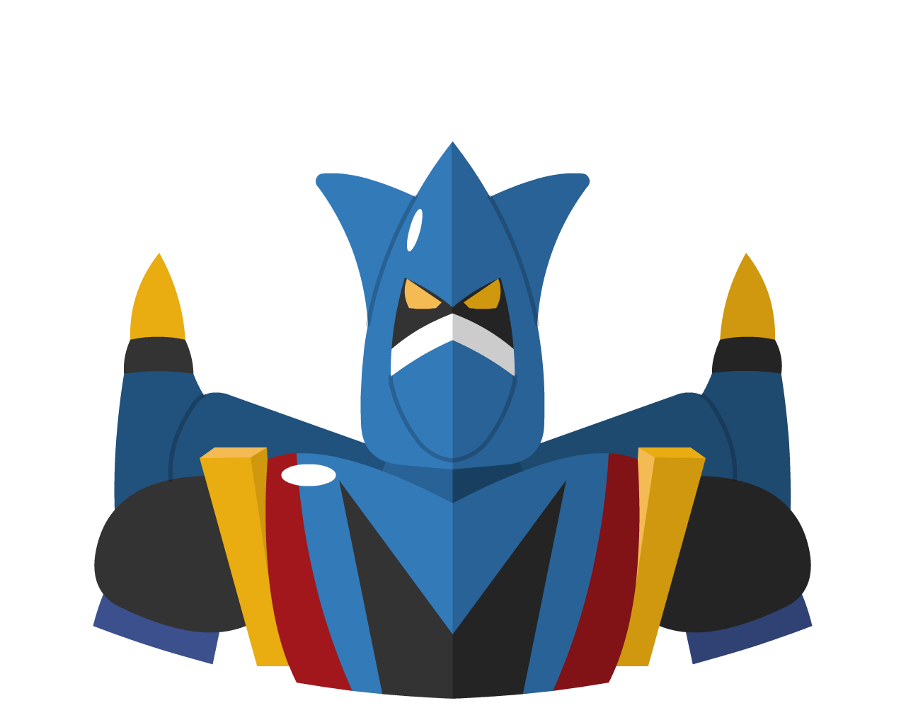 Getter Robo’s Getter Liger Flat Icon & Avatar • Yoolk • Digital Ninja