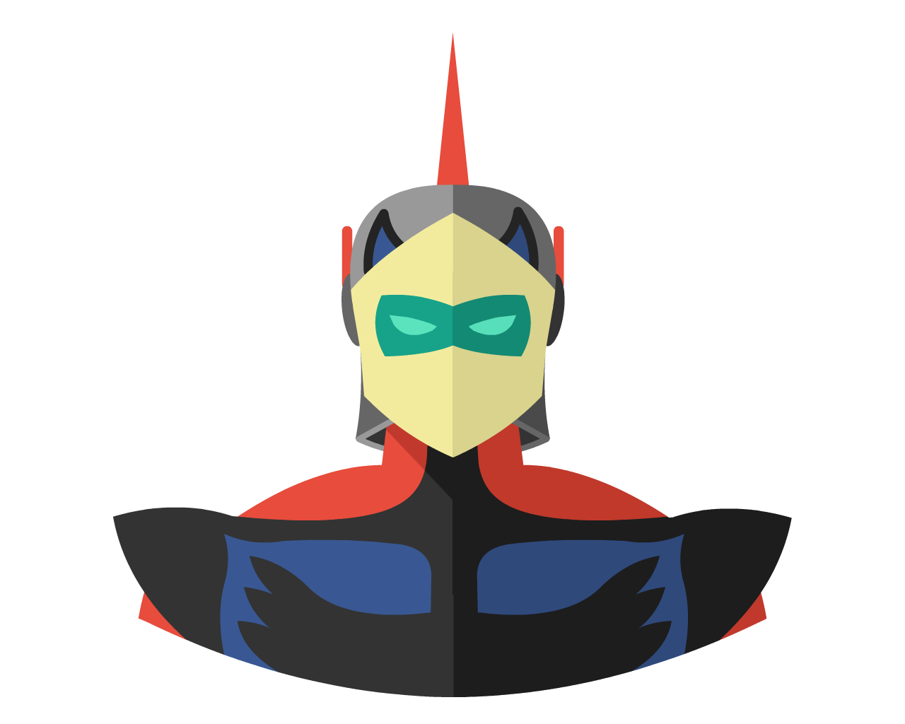 Go Nagai’s Duke Fleed Flat Icon & Avatar • Yoolk • Digital Ninja