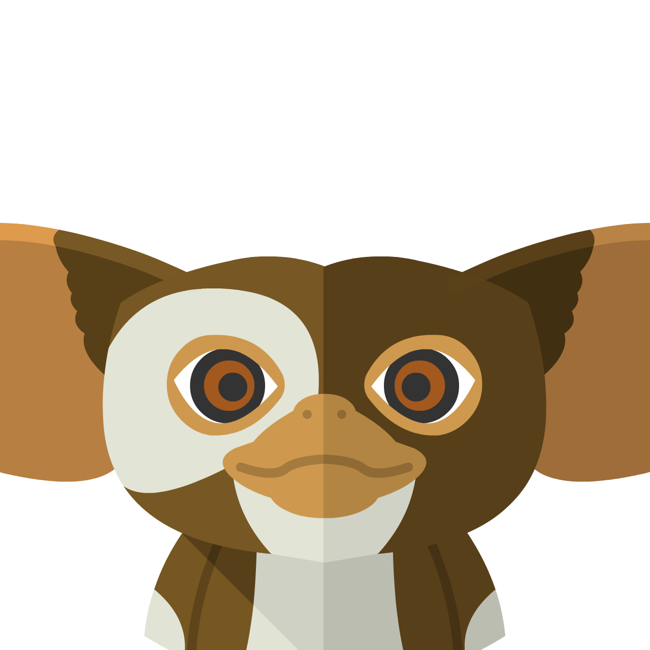 Gremlins Gizmo Flat Icon & Avatar • Yoolk • Digital Ninja
