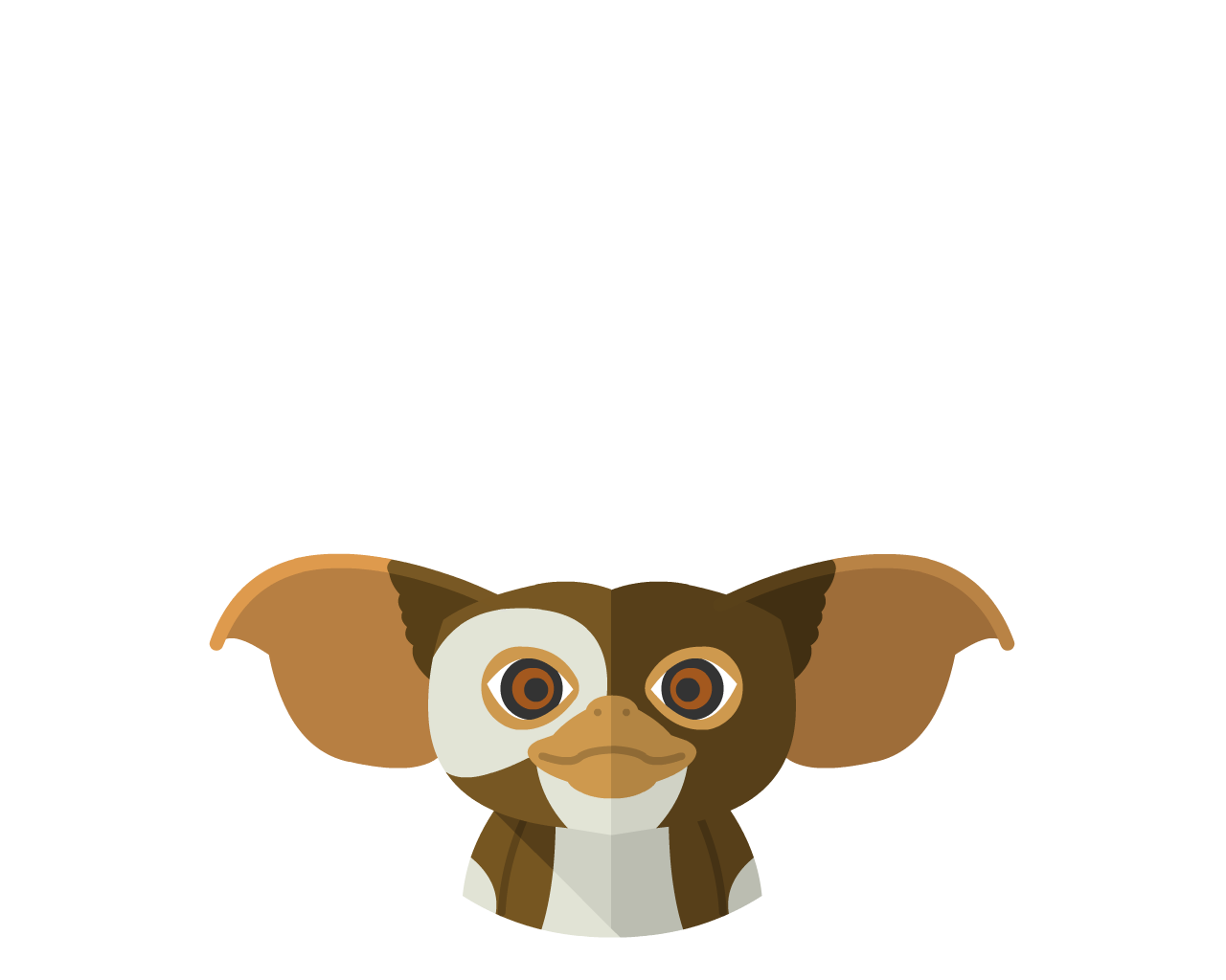 Gremlins Gizmo Flat Icon & Avatar • Yoolk • Digital Ninja