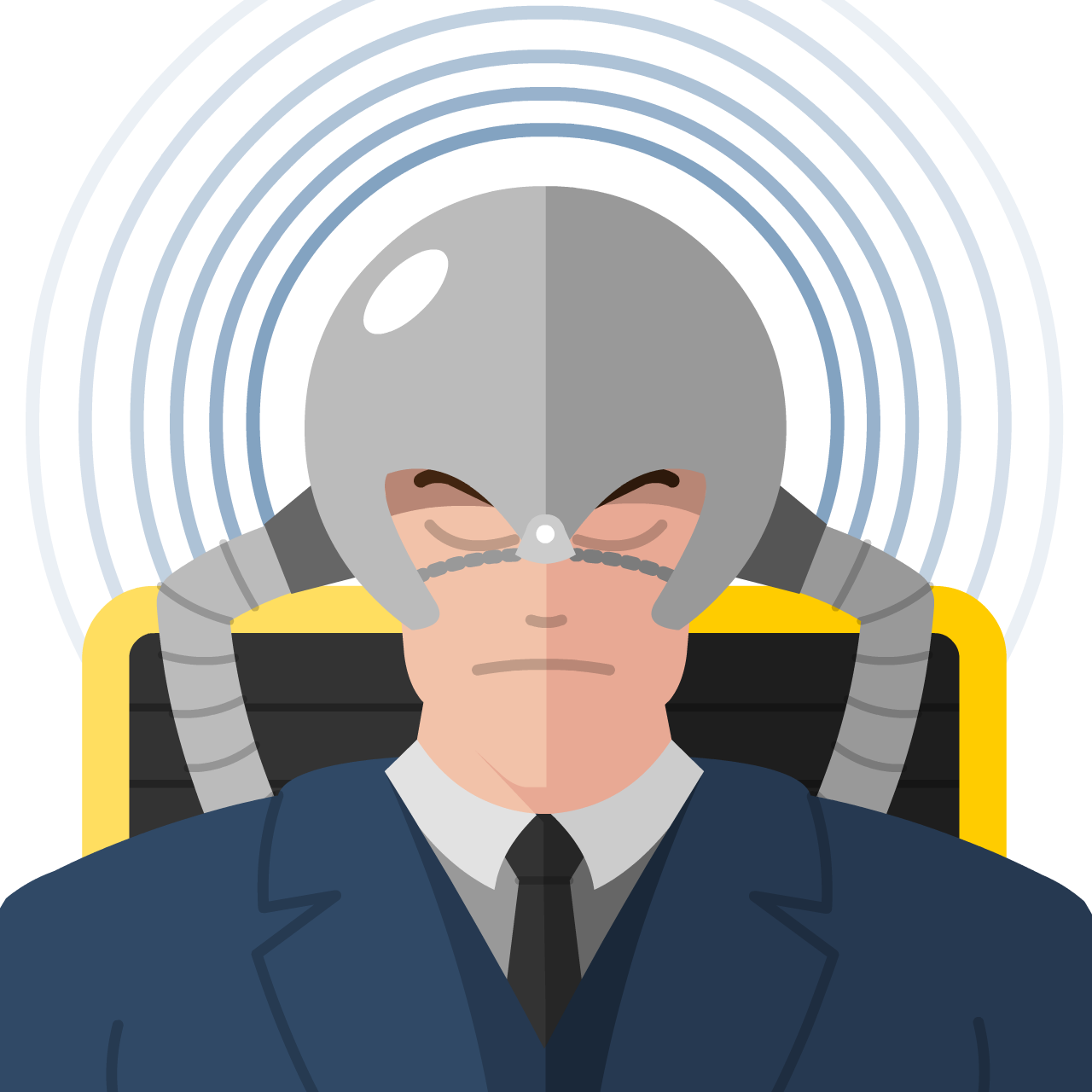 Marvel’s Professor X Cerebro Ver. Flat Icon & Avatar • Yoolk • Digital ...