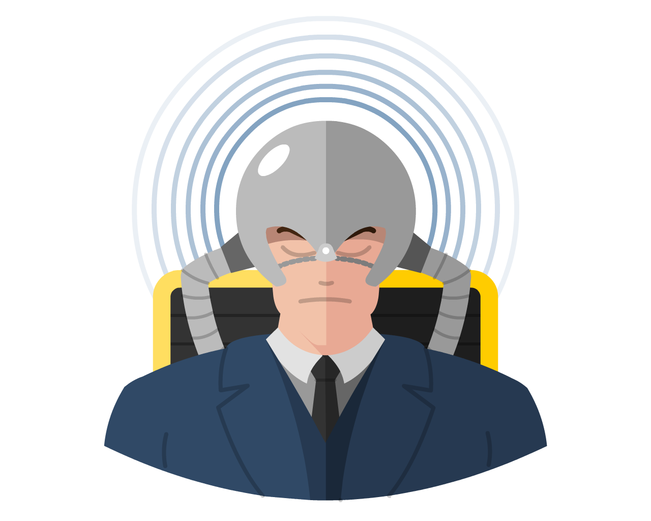 Marvel’s Professor X Cerebro Ver. Flat Icon & Avatar • Yoolk • Digital ...