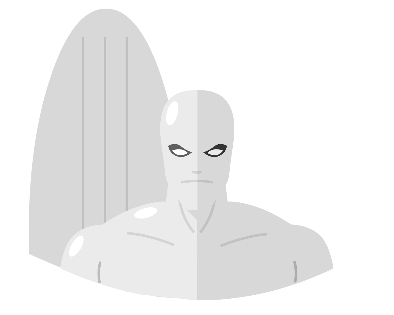 Marvel’s Silver Surfer Flat Icon & Avatar • Yoolk • Digital Ninja