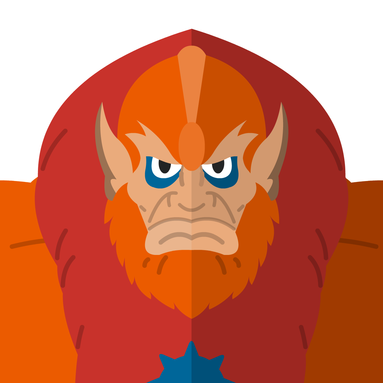 MOTU Beastman Flat Icon & Avatar • Yoolk • Digital Ninja