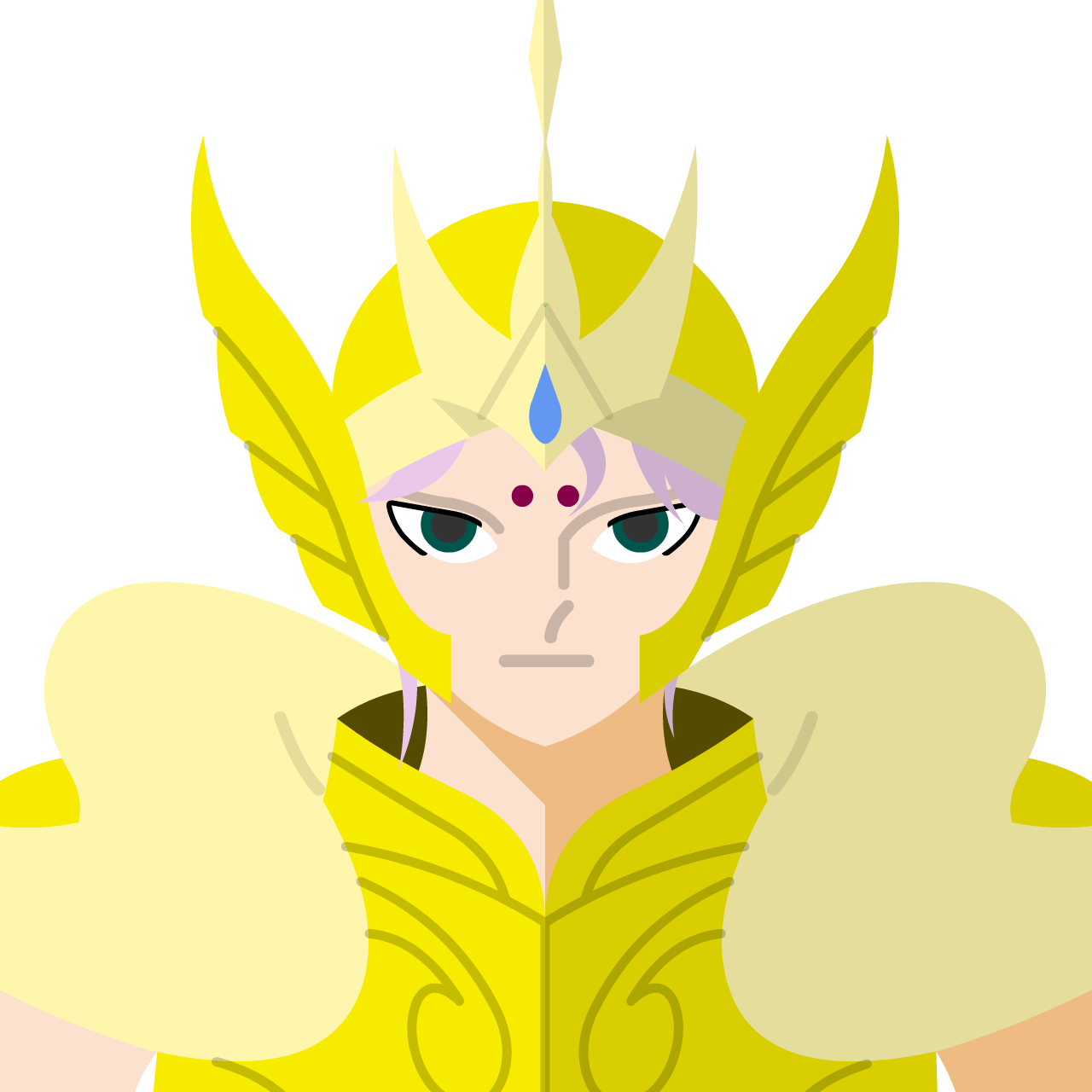 Saint Seiya’s Aries Flat Icon & Avatar • Yoolk • Digital Ninja