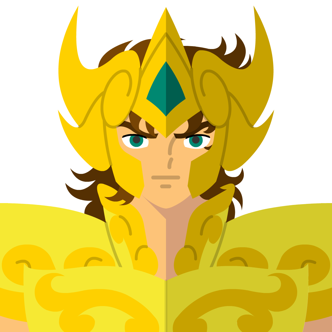 Saint Seiya’s Leo Flat Icon & Avatar • Yoolk • Digital Ninja