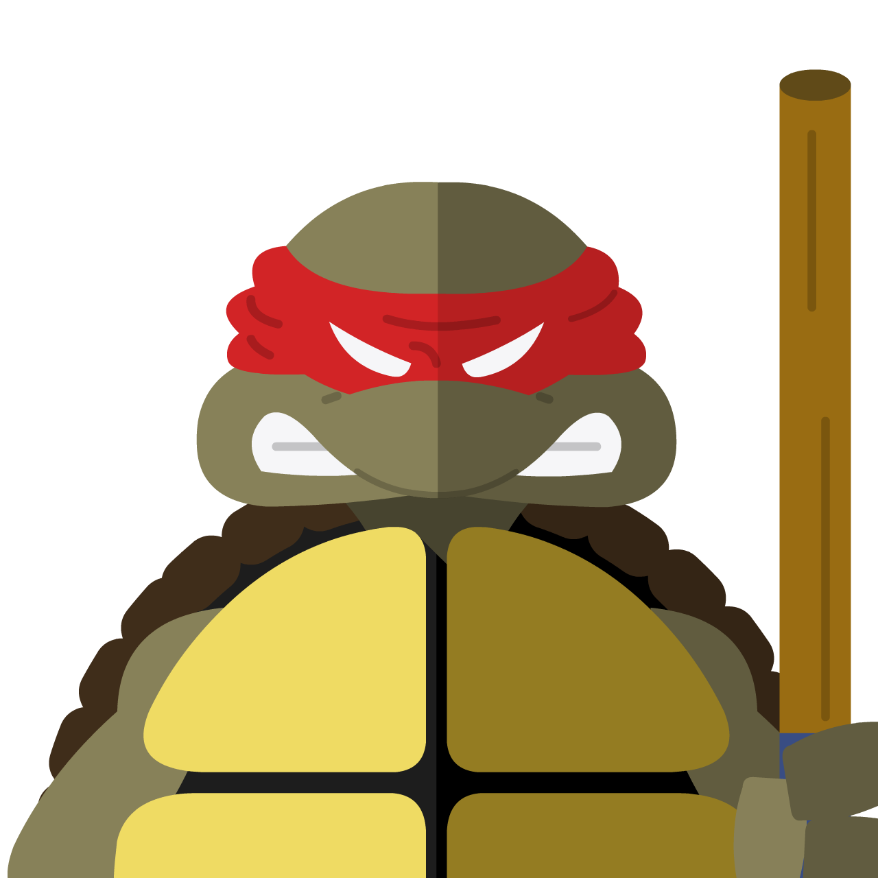 TMNT’s Donatello Flat Icon & Avatar • Yoolk • Digital Ninja