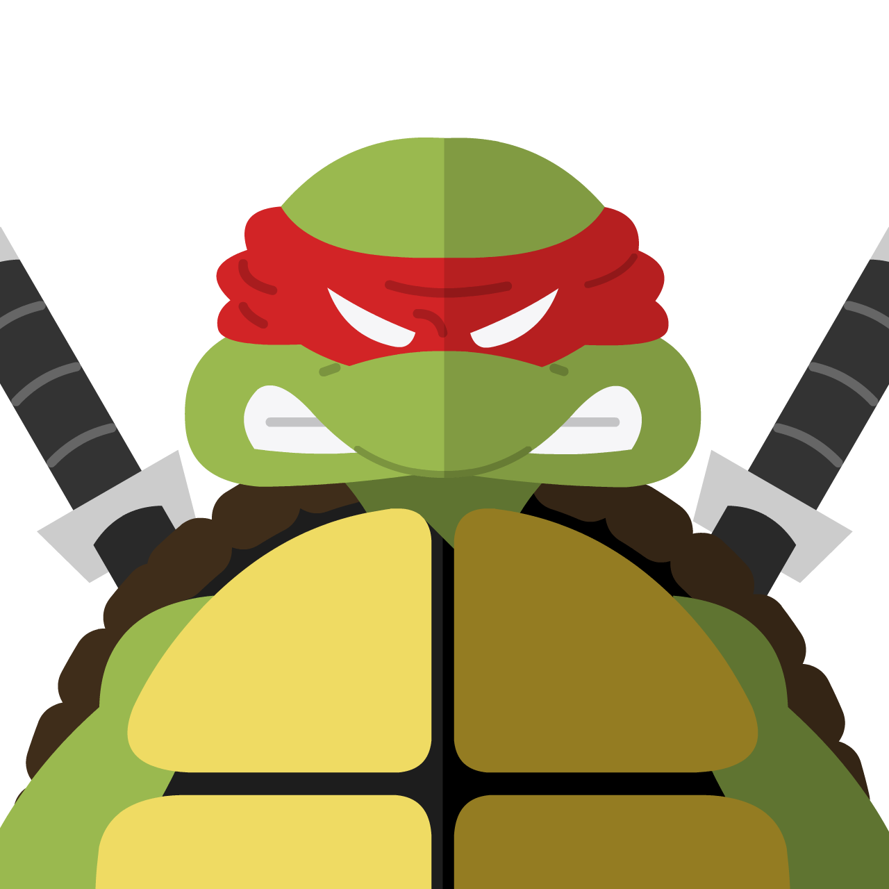 TMNT’s Leonardo Flat Icon & Avatar • Yoolk • Digital Ninja
