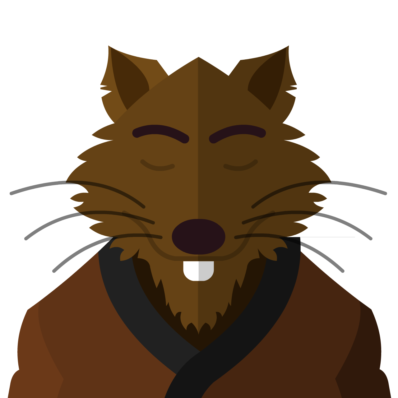 TMNT’s Splinter Flat Icon & Avatar • Yoolk • Digital Ninja