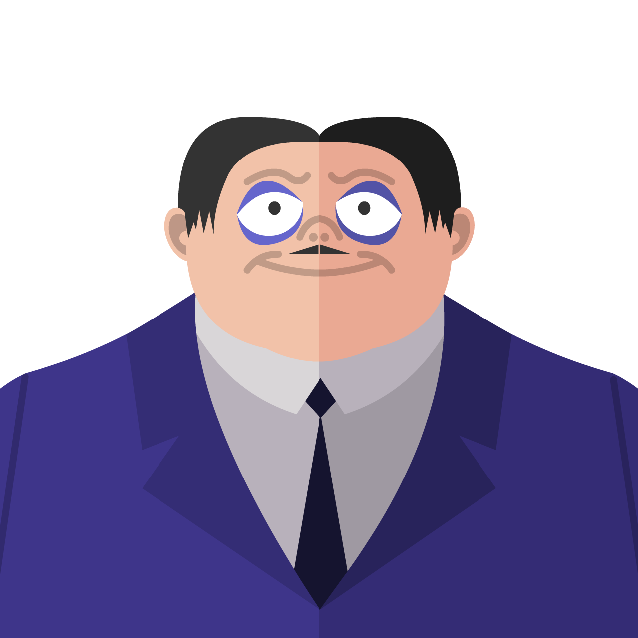 Gomez Addams Family Flat Icon & Avatar • Yoolk • Digital Ninja