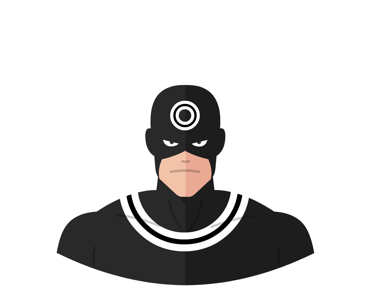 Marvel’s Bullseye Flat Icon & Avatar • Yoolk • Digital Ninja