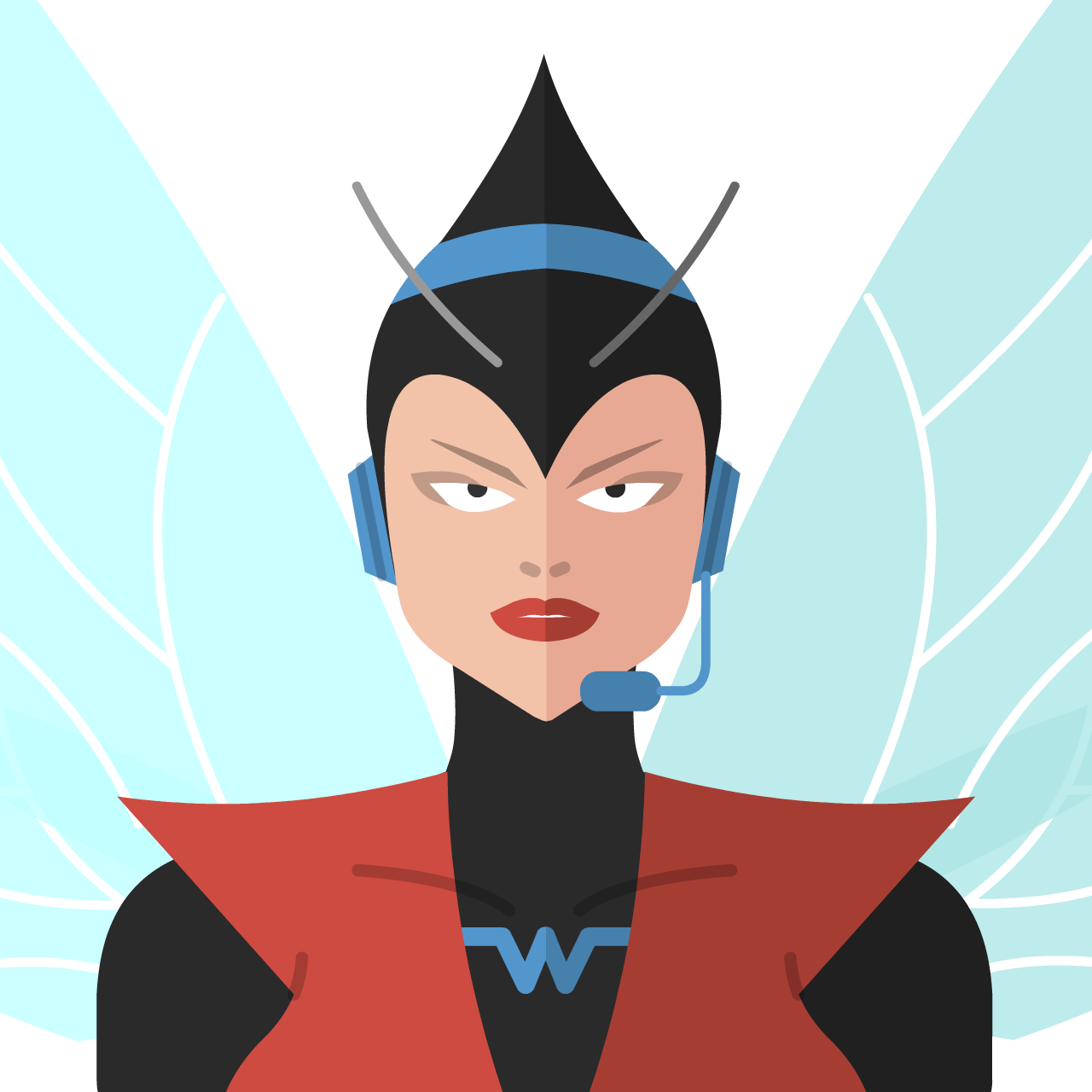 Marvel’s Wasp Flat Icon & Avatar • Yoolk • Digital Ninja