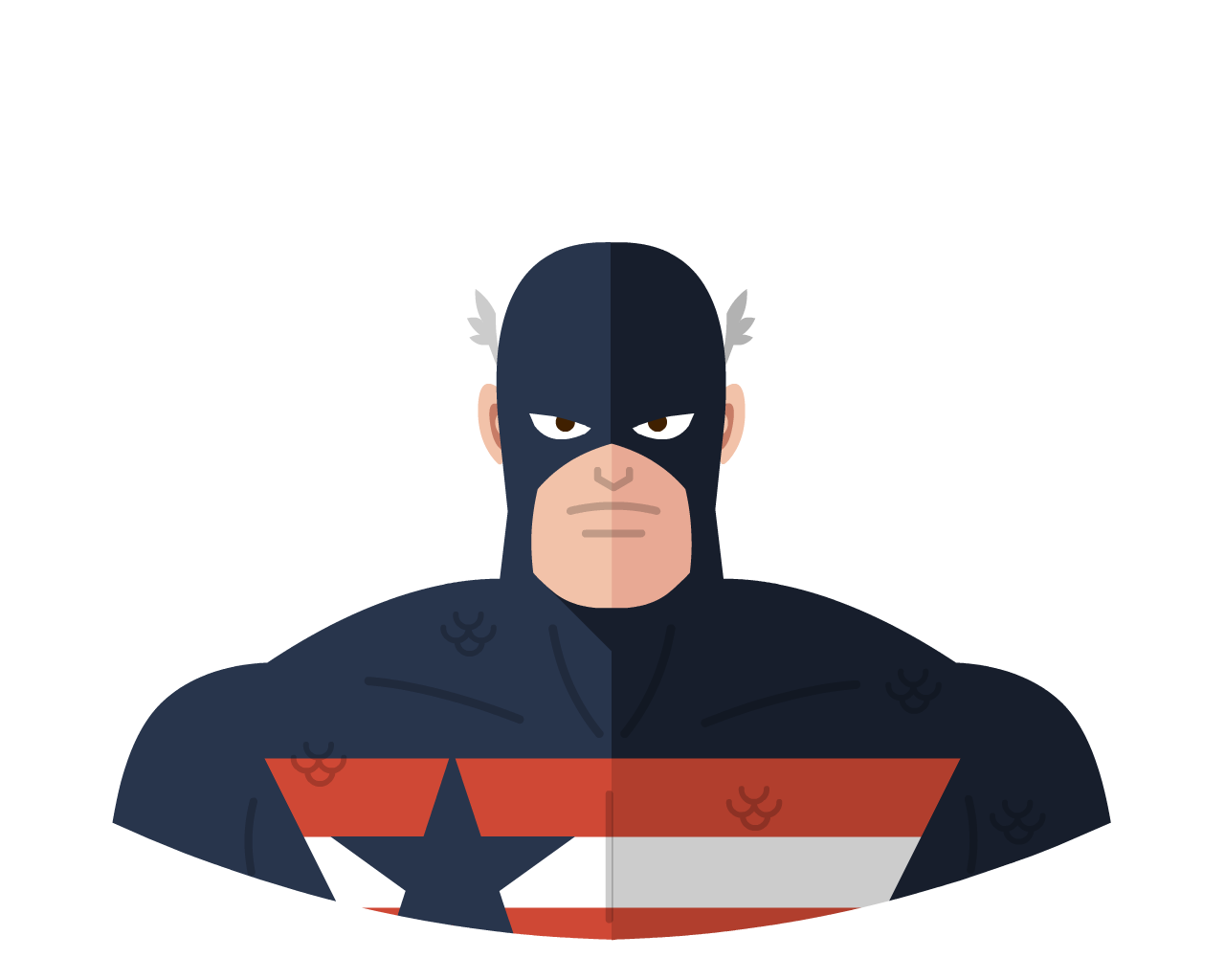 Marvel’s U.S. Agent Flat Icon & Avatar • Yoolk • Digital Ninja