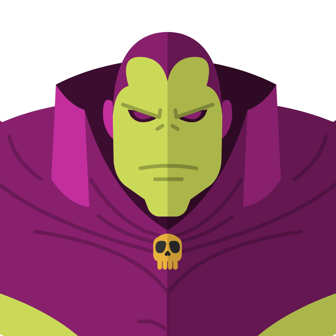 Marvel’s Drax the Destroyer Flat Icon & Avatar • Yoolk • Digital Ninja