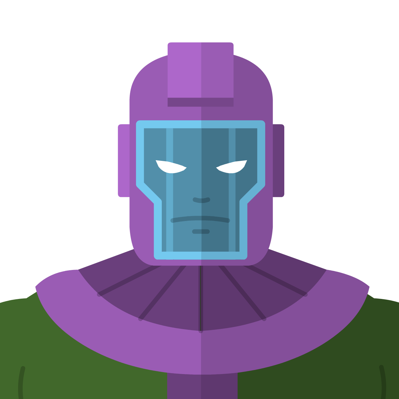 Marvel’s Kang Flat Icon & Avatar • Yoolk • Digital Ninja