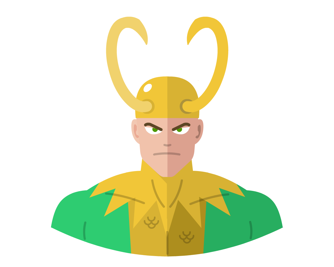 Marvel’s Loki Flat Icon & Avatar • Yoolk • Digital Ninja