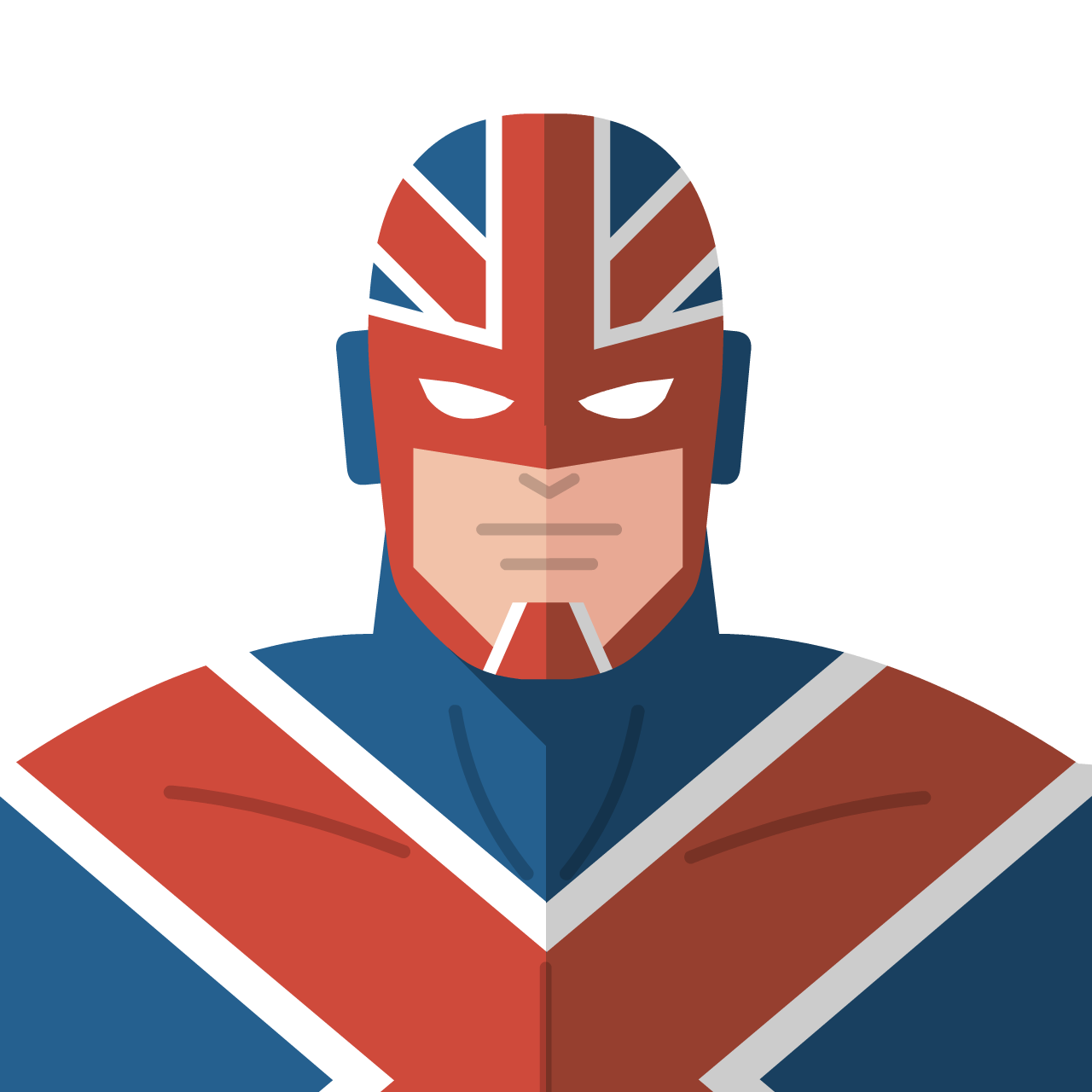 Marvel’s Captain Britain Flat Icon & Avatar • Yoolk • Digital Ninja