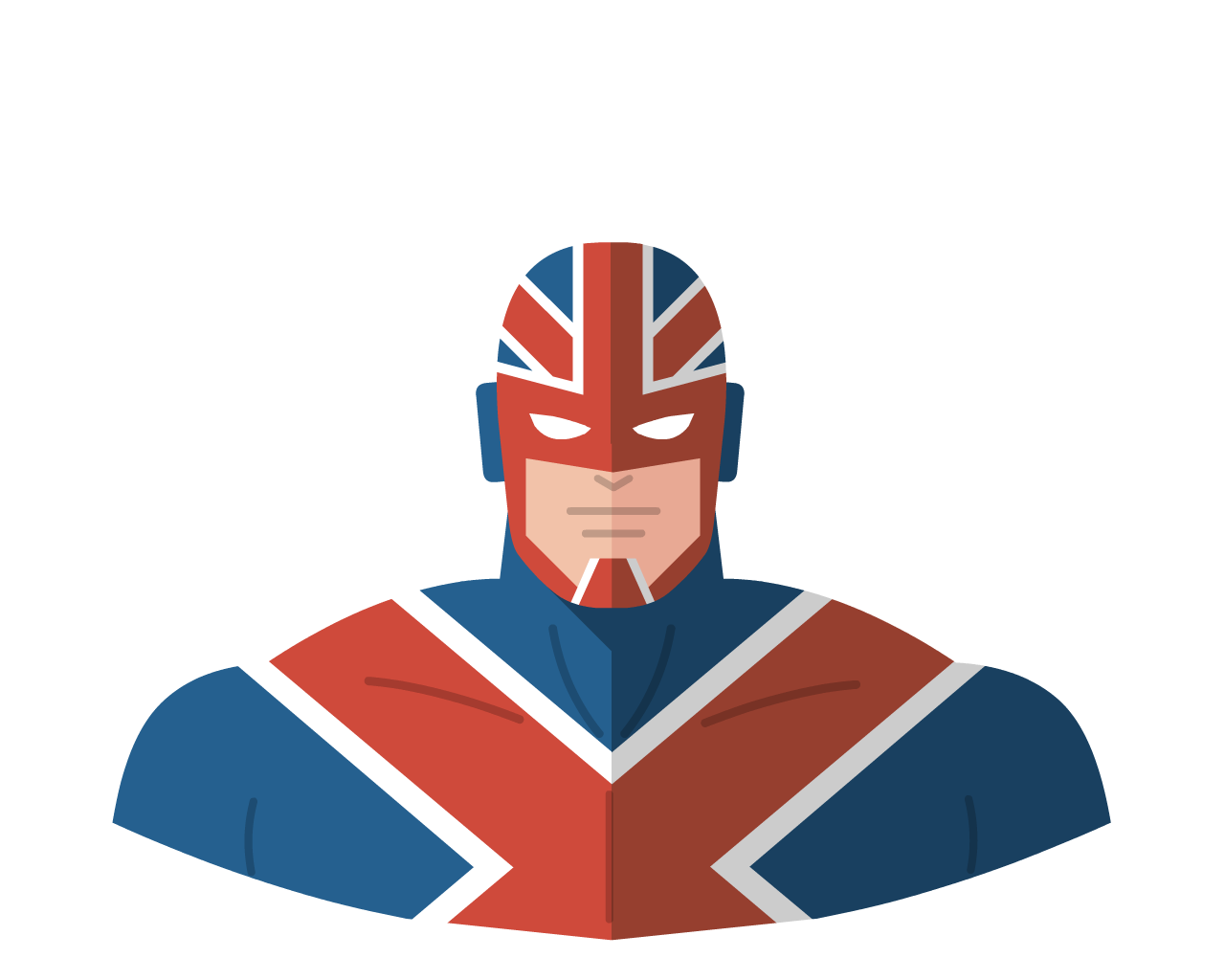 Marvel’s Captain Britain Flat Icon & Avatar • Yoolk • Digital Ninja