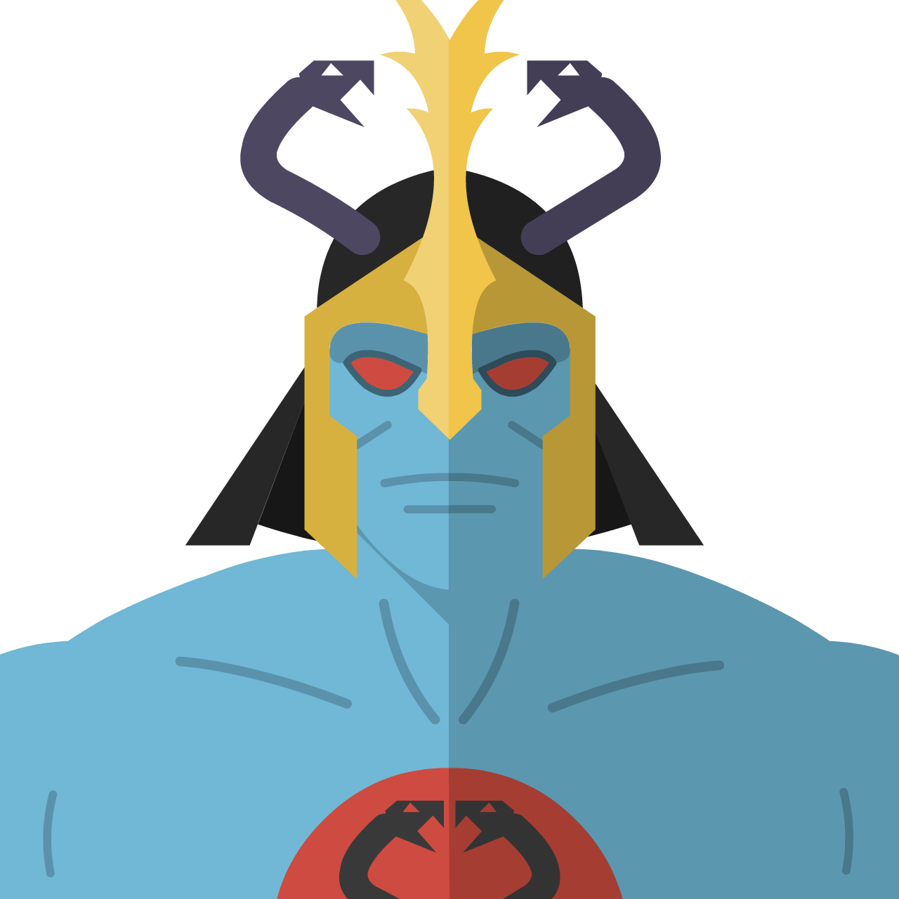 Thundercat’s Mumm-Ra Flat Icon & Avatar • Yoolk • Digital Ninja